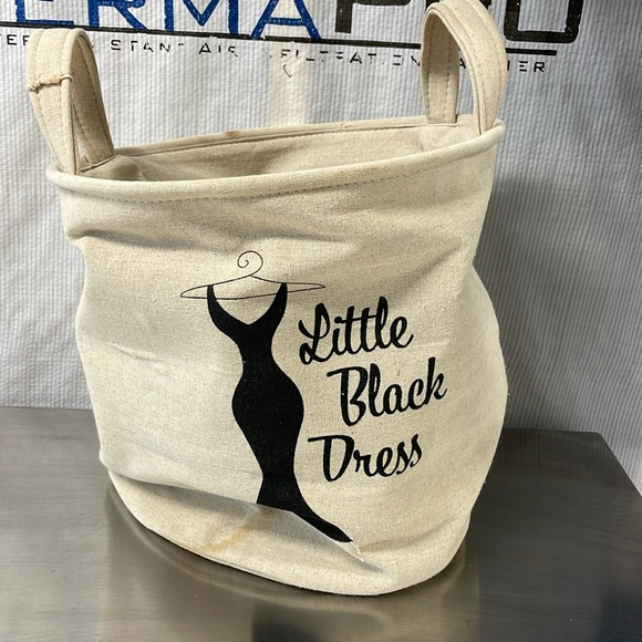 tm designs | Storage & Organization | Tm Designs Canvas Pop Up Storage Basket | Poshmark